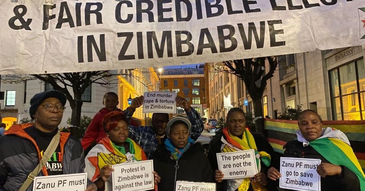 Zimbabwean activists around the world continue to fight for… | Huck