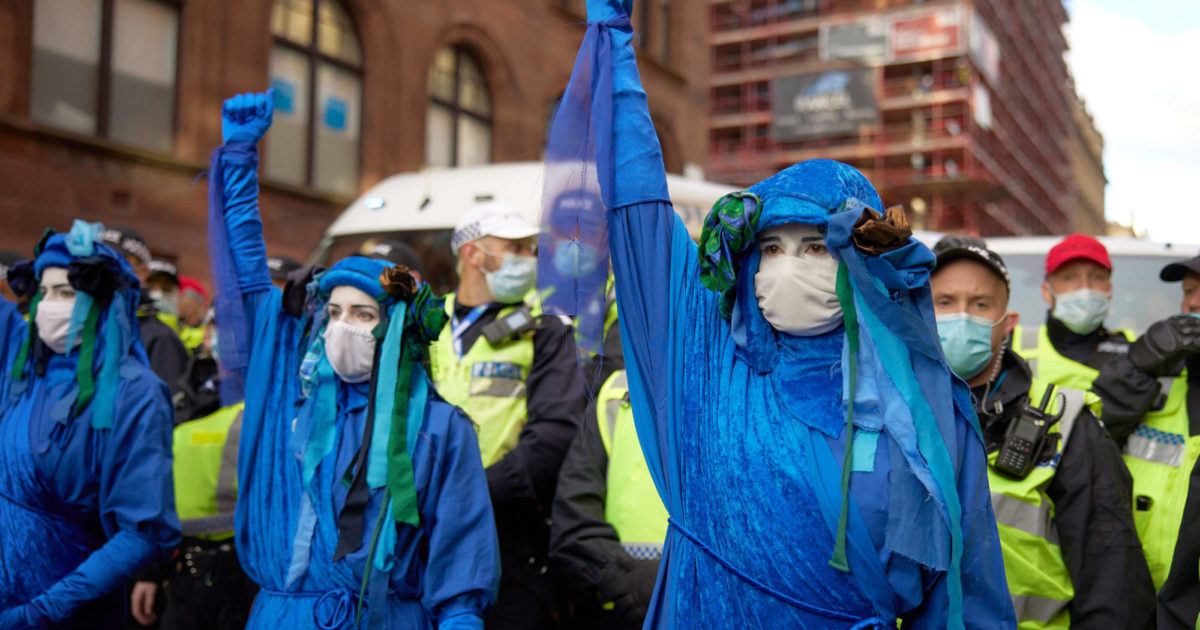 COP26: Police are deploying inhumane tactics against climate… | Huck