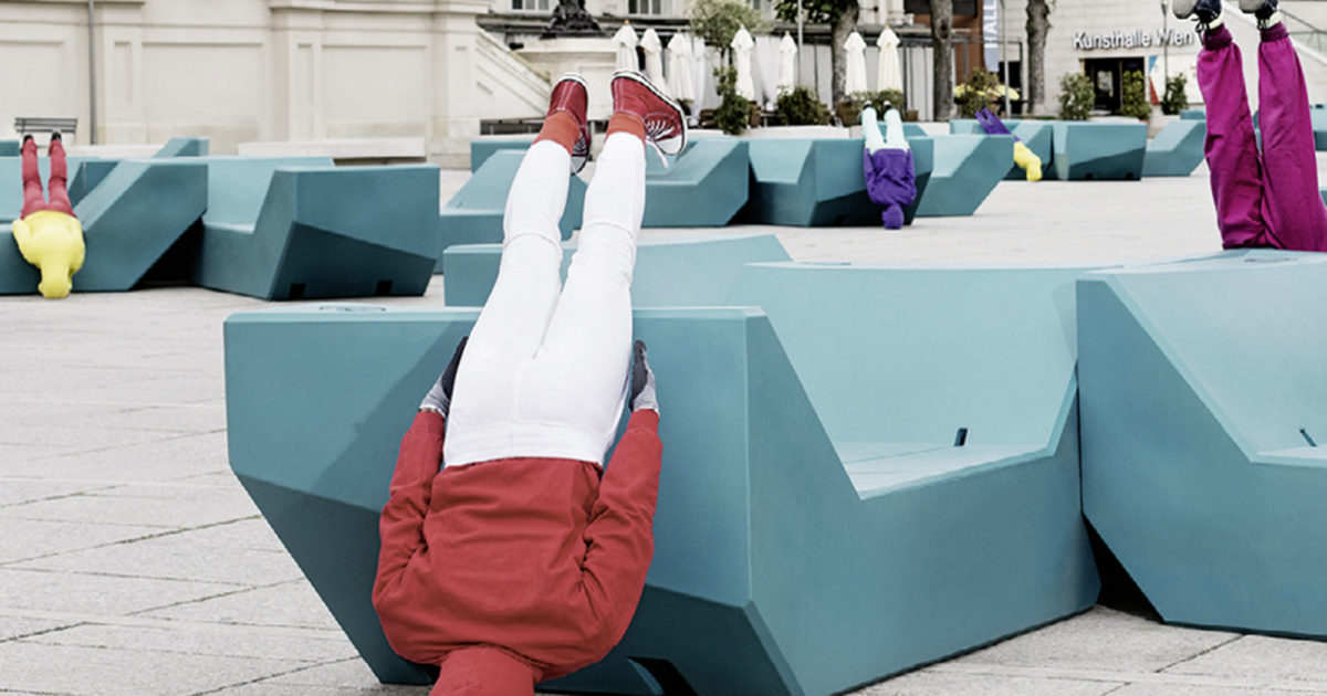 The artist stacking people into urban spaces to provoke a… | Huck