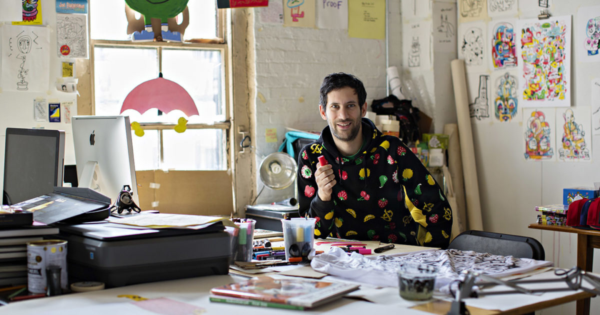 Why is artist Jon Burgerman culture jamming movie billboards… | Huck