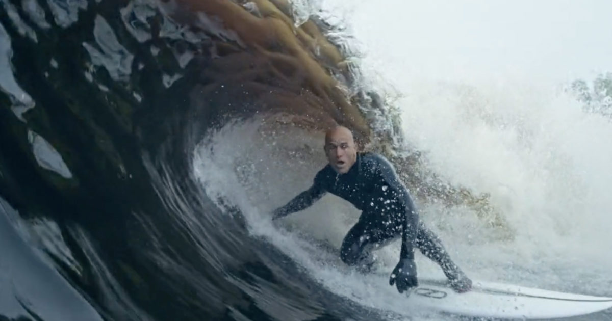 Video: Kelly Slater surfs his company’s first artificial wave | Huck