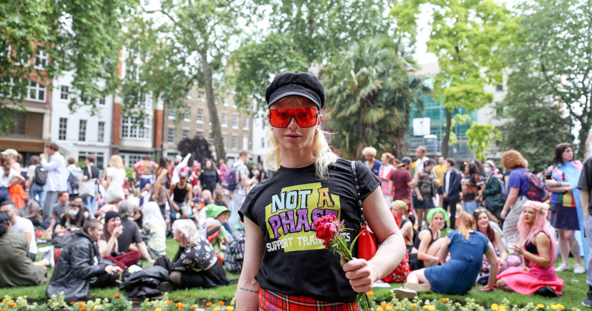 Photos from London’s joyous and defiant Trans+ Pride march | Huck