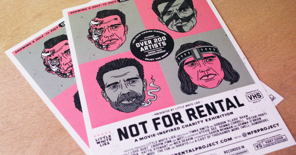 Not For Rental – A Movie-Inspired Charity Exhibition | Huck
