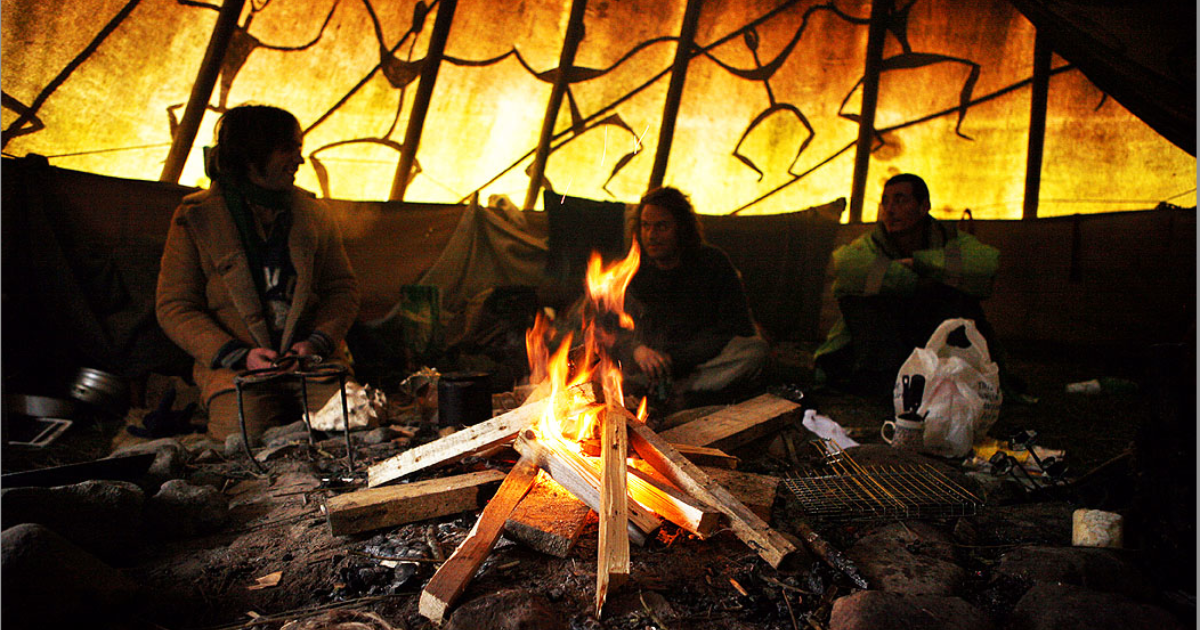 Enter the Tipi: Inside the UK’s original eco-community | Huck
