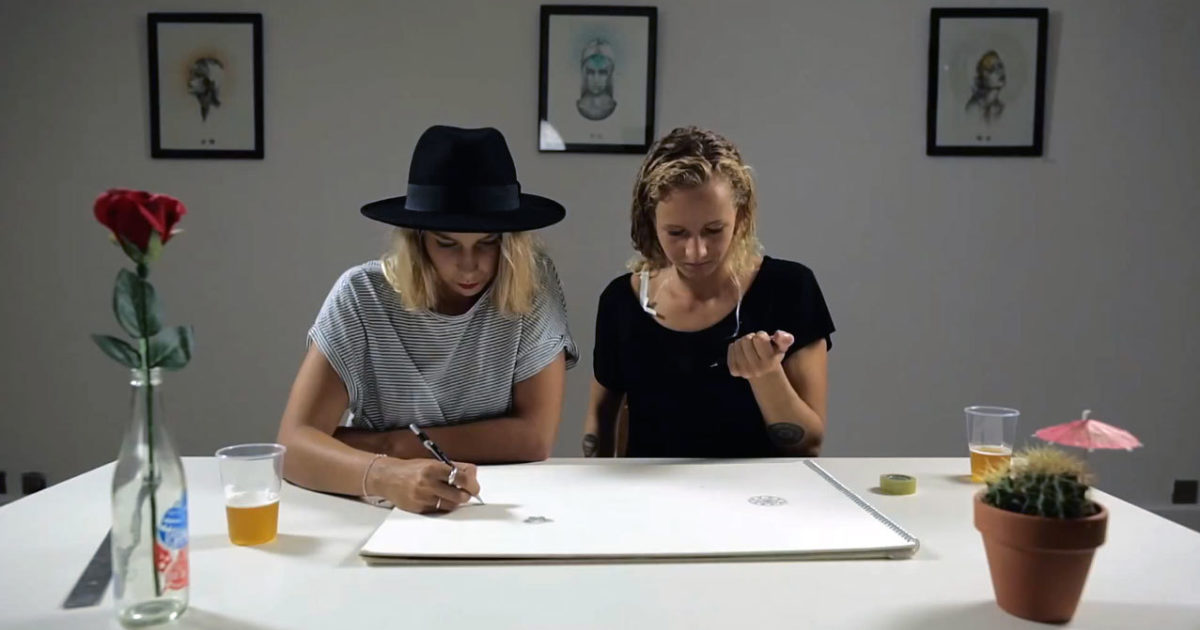 French artists Margaux and Marynn show their work | Huck